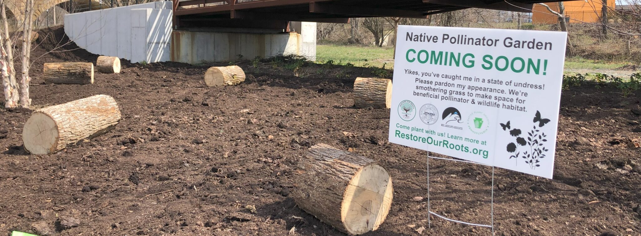 Tree Care & Pollinator Garden Site Prep - Restore Our Roots